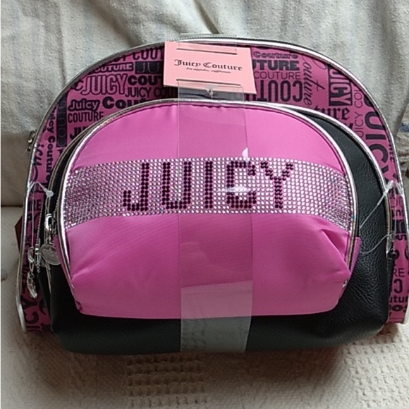 Juicy Couture | Bags | Juicy Couture Logo Print And Rhinestone Logo ...